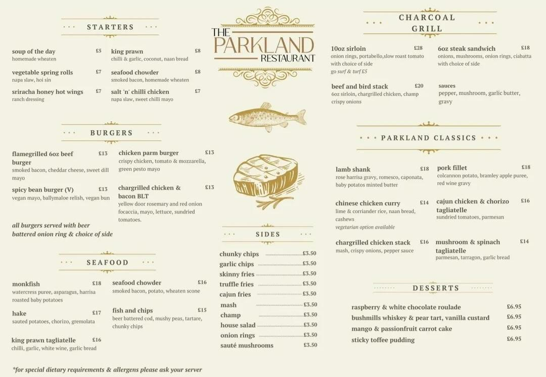 Parkland Restaurant - County Armagh Golf Club Northern Ireland